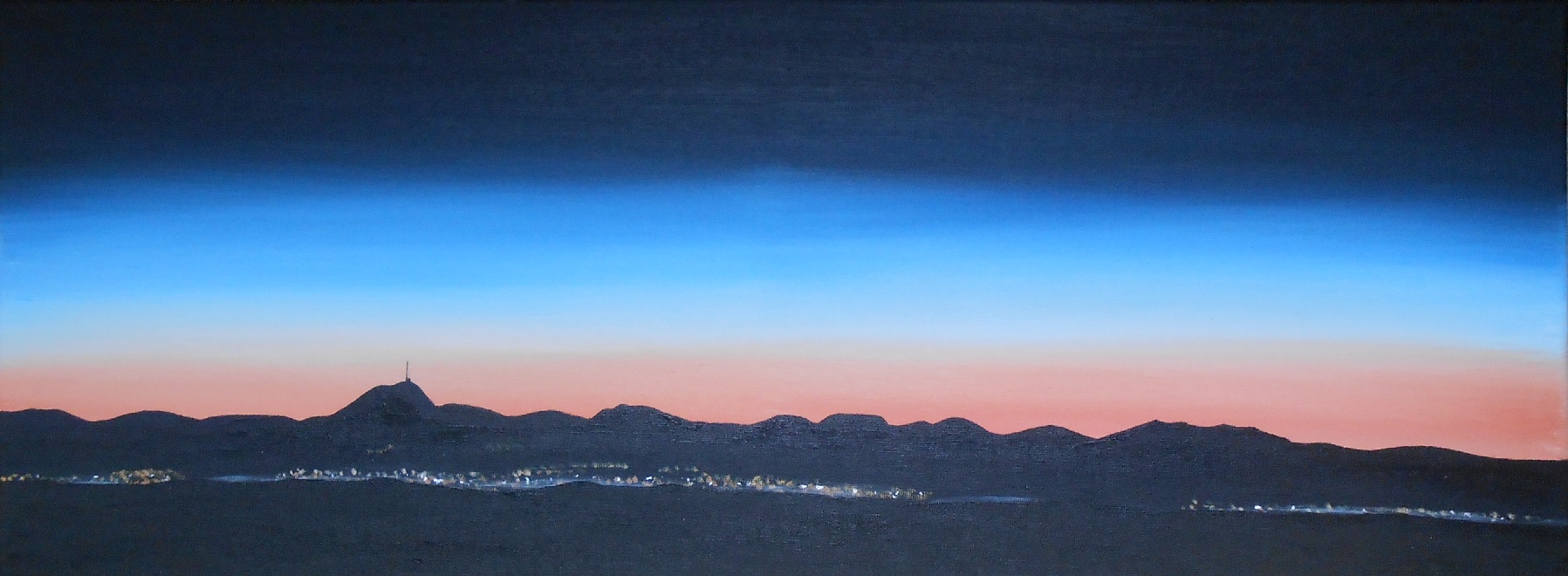 Puy De Dome Et La Ville De Clermont Ferrand De Nuit